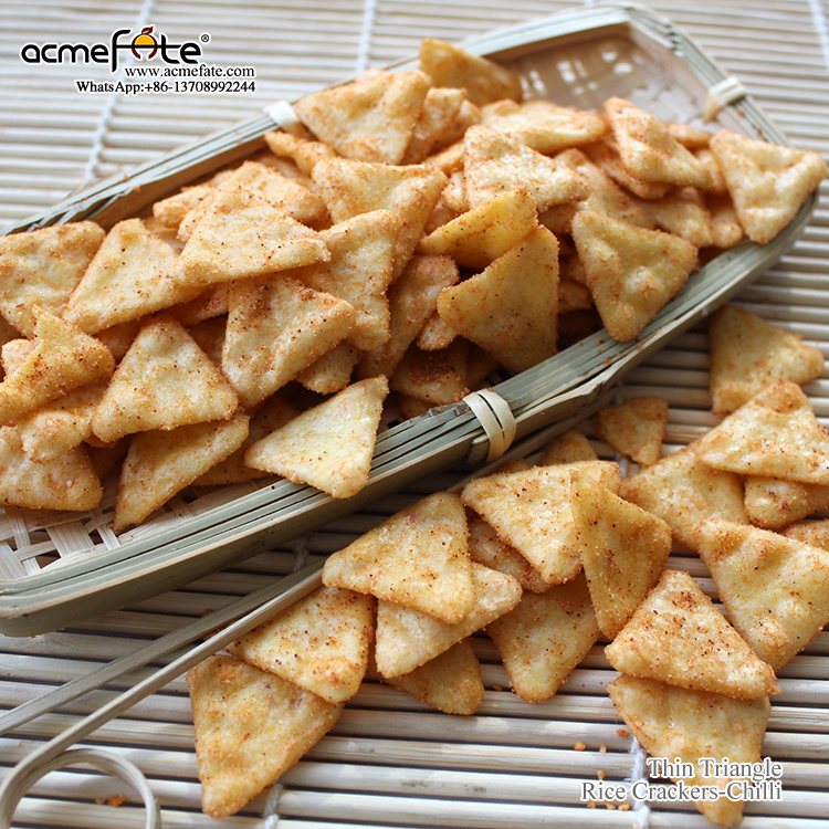 Triangle Rice Crackers - Fried Rice Crackers - ACME FATE INTERNATIONAL LTD